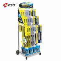 China Floor Standing Metal Car Wiper Stand Hanging Wiper Blade Display Rack For Retail for sale