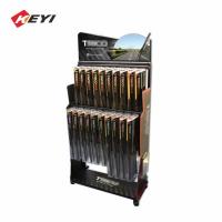 China Floor Standing Metal Car Wiper Stand Hanging Wiper Blade Display Rack For Retail for sale