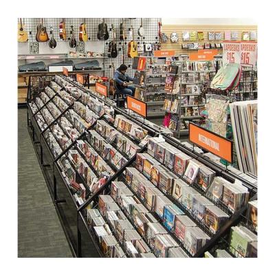 China High Capacity Metal Wire Vinyl Record Rack For Record Stores And Used Music And Media Stores! for sale