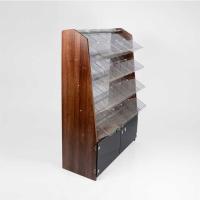 China Fashion Acrylic Display Racks Cosmetic Retail Shelf Acrylic Bins Display Cabinet Cosmetic Wholesale Cosmetic Display for sale