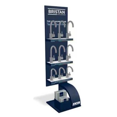 China Modern POP Floor Standing Metal Water tap Faucet Display Stand for sale