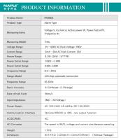 China Alarm Type Digital Power Meter 0.1W-12KW 0.5 Accuracy For Power Management for sale