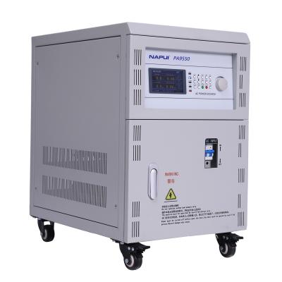 China Adjustable AC Power Supply PA9550 0-400HZ 0-5000W AC Power Source Digital Control for sale
