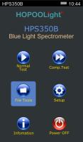 China 380-780nm Portable Spectrometer Handheld Blue Light Tester Fast Analysis For Glasses for sale