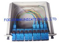 China Fiber Optic PLC Splitter 1x4 1260-1650nm for PON Networks Optical Power Distribution for sale