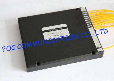 China 4 8 16 18 Channel CWDM Wavelength Division Multiplexer Module Wide Passband 1270-1610nm for sale