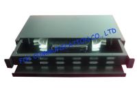 China Sliding Fiber Optic Patch Panel 12 Port SC Duplex 19 Inch Rack Mount for sale
