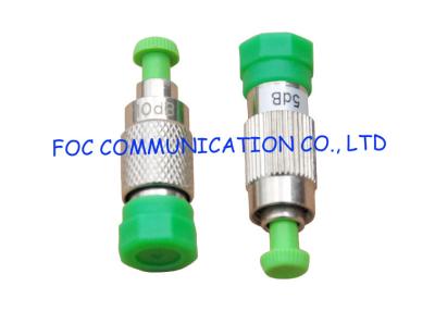 China Singlemode FC Fiber Optic Attenuator Male to Female 10dB 5dB 3dB 7dB ROHS ISO for sale