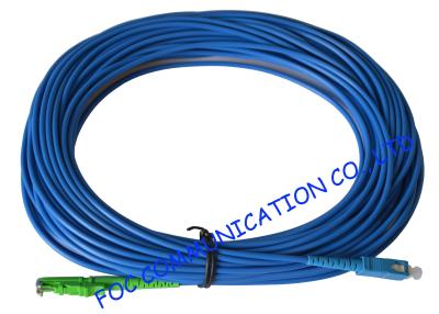 China Armored Fiber Optic Patch Cord SM SC/UPC to E2000/APC LSZH Jacket Anti Rodent 2.0mm for sale