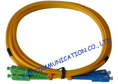 China SC FC LC ST Fiber Optic Patch Cord 9/125um Duplex Corning Fiber for LAN for sale