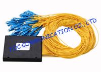 China High Return Loss Fiber PLC Splitter 1 × 64 ABS Module Type With SC Connectors for sale