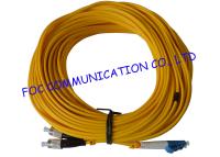 China Duplex SM G.655 Fiber Optic Patch Cord FC UPC to LC UPC 9/125um Telecom Grade for sale