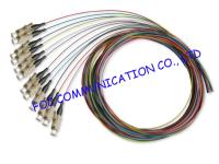 China 0.9mm LSZH Jacket 1.5M Multimode Pigtail LC Connector For CATV and WAN for sale