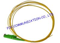 China E2000 APC LSZH Jacket 0.9mm Fiber Optic Pigtail Single Mode 1m High Precision Ceramic for sale