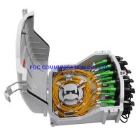 China 16 Core Mini SC NAP Fiber Optic Termination Box IP65 Wall Mount FTTx for sale