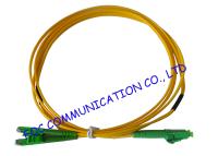 China LX.5 APC to LC APC Fiber Optic Patch Cable 2.0mm Single Mode G652D FTTH for sale