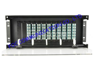 China 4U Rack Mount LGX Chassis 12 Slot Fiber Optic Splitter Cassette Holder 19 Inch for sale
