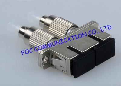 China FC SC ST Hybrid Fiber Optic Adapter Ceramic Sleeve Simplex Duplex Quad FTTH for sale
