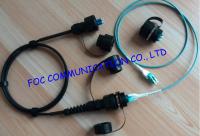 China ODVA LC Duplex Armored OM3 10G Fiber Optic Patch Cord IP67 7.0mm FTTA for sale