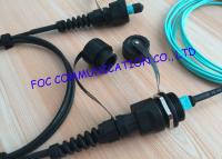 China Armored ODVA MPO Fiber Optic Patch Cord OM3 10G 7.0mm for FTTA Industrial Use for sale