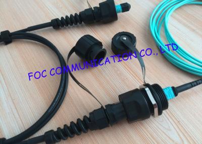 China Armored ODVA MPO Fiber Optic Patch Cord OM3 10G 7.0mm for FTTA Industrial Use for sale