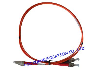 China Duplex Multimode LC to ST LSZH Fiber Optic Patch Cable 62.5/125um for sale