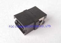 China Singlemode Multimode Simplex MPO Fiber Optic Adapter Key Up to Key Up Reduced Flange 0.2dB for sale