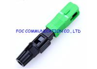 China SC SM APC Field Installable Connector 125um for 2.0mm 3.0mm Drop Cable for sale