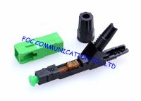 China Field Installable Fiber Optic Connector SC APC Pre-embedded Type 125um Single Mode for sale