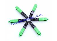 China SC SM Field Installable Fiber Optic Quick Connector 0.3dB Insertion Loss FTTH for sale