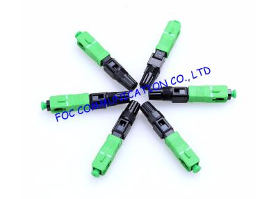 China SC SM Field Installable Fiber Optic Quick Connector 0.3dB Insertion Loss FTTH for sale