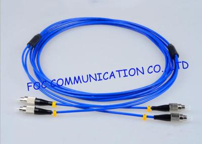 China Armored Fiber Optic Patch Cord FC FC Duplex G657A Bend Insensitive 3M for sale