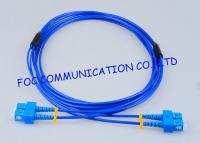 China Armored Fiber Optic Patch Cord SC-SC G.657A Bending Insensitive 0.30dB Insertion Loss for sale