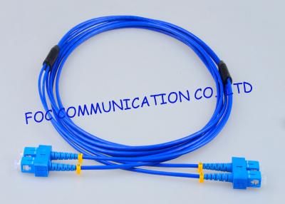 China Armored Fiber Optic Patch Cord SC-SC G.657A Bending Insensitive 0.30dB Insertion Loss for sale