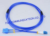 China Armored Fiber Optic Patch Cable SC to LC G.652D Duplex 10G 9/125 Singlemode for sale
