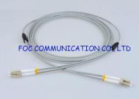 China LC-LC Multimode Armored Fiber Optic Patch Cord 3mm Anti-Rodent Duplex for sale