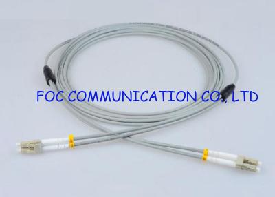 China LC-LC Multimode Armored Fiber Optic Patch Cord 3mm Anti-Rodent Duplex for sale