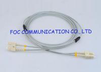 China Multimode SC-SC Fiber Optic Patch Cord Armored Zipcord Anti rodent for sale