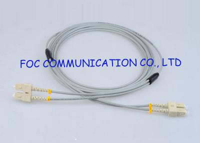 China Multimode SC-SC Fiber Optic Patch Cord Armored Zipcord Anti rodent for sale