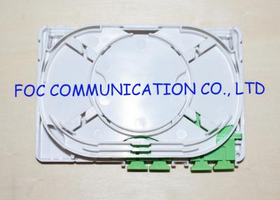 China Fiber Optic Termination Box 4 Port Full Loaded SC Adapters Pigtails FTTH Wall Mount for sale