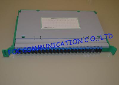 China Fiber Optic Splice Tray 24 Port Loaded SC Adapter Pigtail ODF Patch Panel for sale