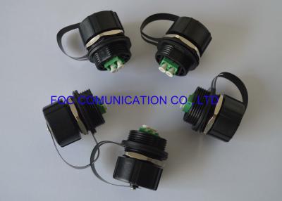 China LC Duplex ODVA Socket IP67 Waterproof FTTA UV Resistant Fiber Optic Adapter for sale