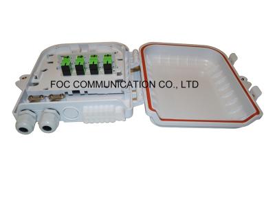 China Fiber Terminal Box 12 Core ABS Plastic IP65 for PLC 1:8 Splitter FTTH for sale