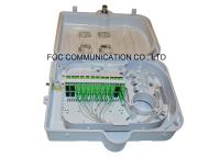 China Fiber Optic Termination Box 24 Core IP65 Outdoor ABS Plastic for PLC Splitter 1x16 for sale
