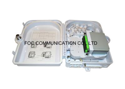 China Outdoor Fiber Terminal Box 24 Core with 1x16 PLC Cassette for FTTX Networks for sale