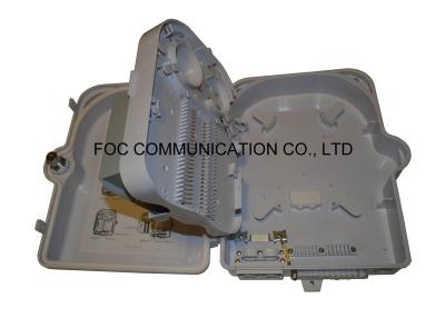 China Fiber Terminal Box 24 Core Flame Retardant ABS Pre-loaded PLC 1:16 Cassette Splitter for sale