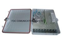 China 96 Core Fiber Optic Termination Box IP65 ABS Plastic Indoor Outdoor for sale
