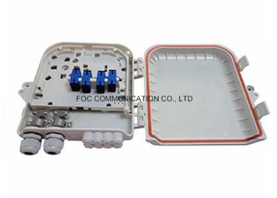 China Fiber Optic Termination Box 8 Core Loaded With 1x8 PLC Splitter Blockless for sale