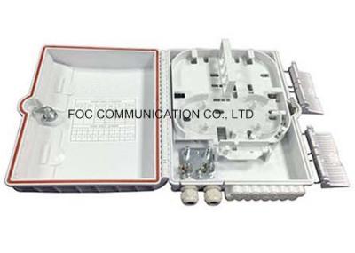 China ABS Fiber Optic Distribution Box 16 Core with PLC Splitter 1x16 for FTTH Wall Mount for sale