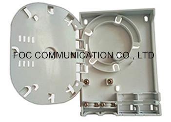 China FTTH Optical Indoor Distribution Box 4 Port Fiber Termination Box ABS 124x90x22mm for sale
